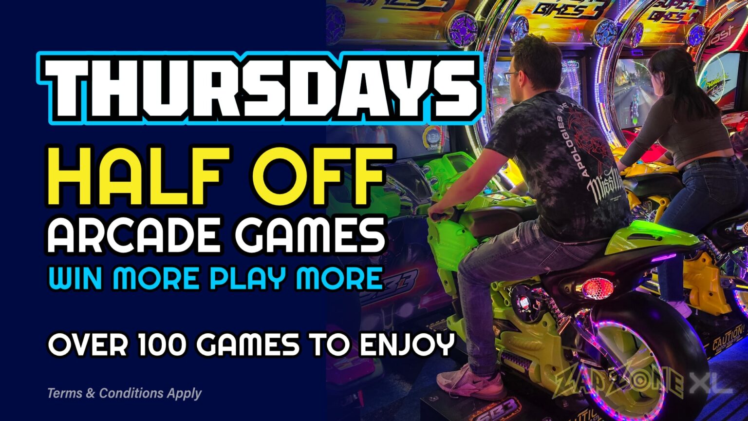 Specials | Zap Zone XL